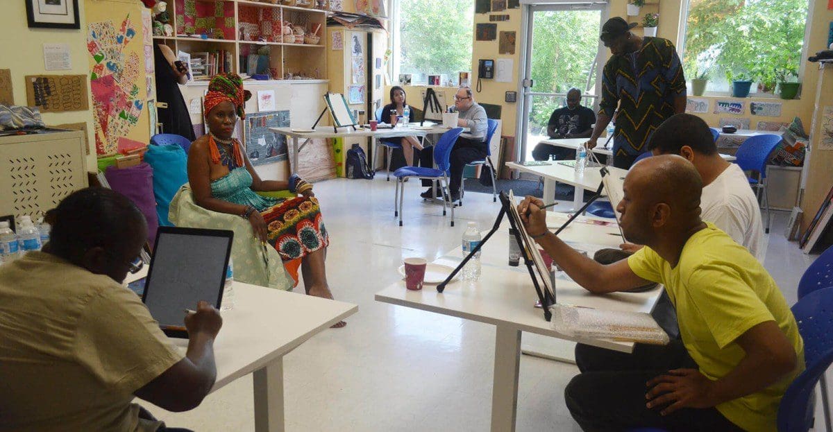 ArTech Hosts Live Model Sketching with Community Artists | AHRC New ...