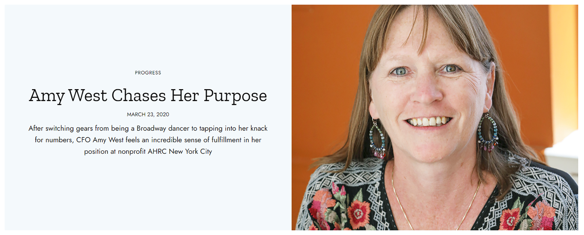American Healthcare Leader: Amy West Chases Her Purpose - AHRC New York ...