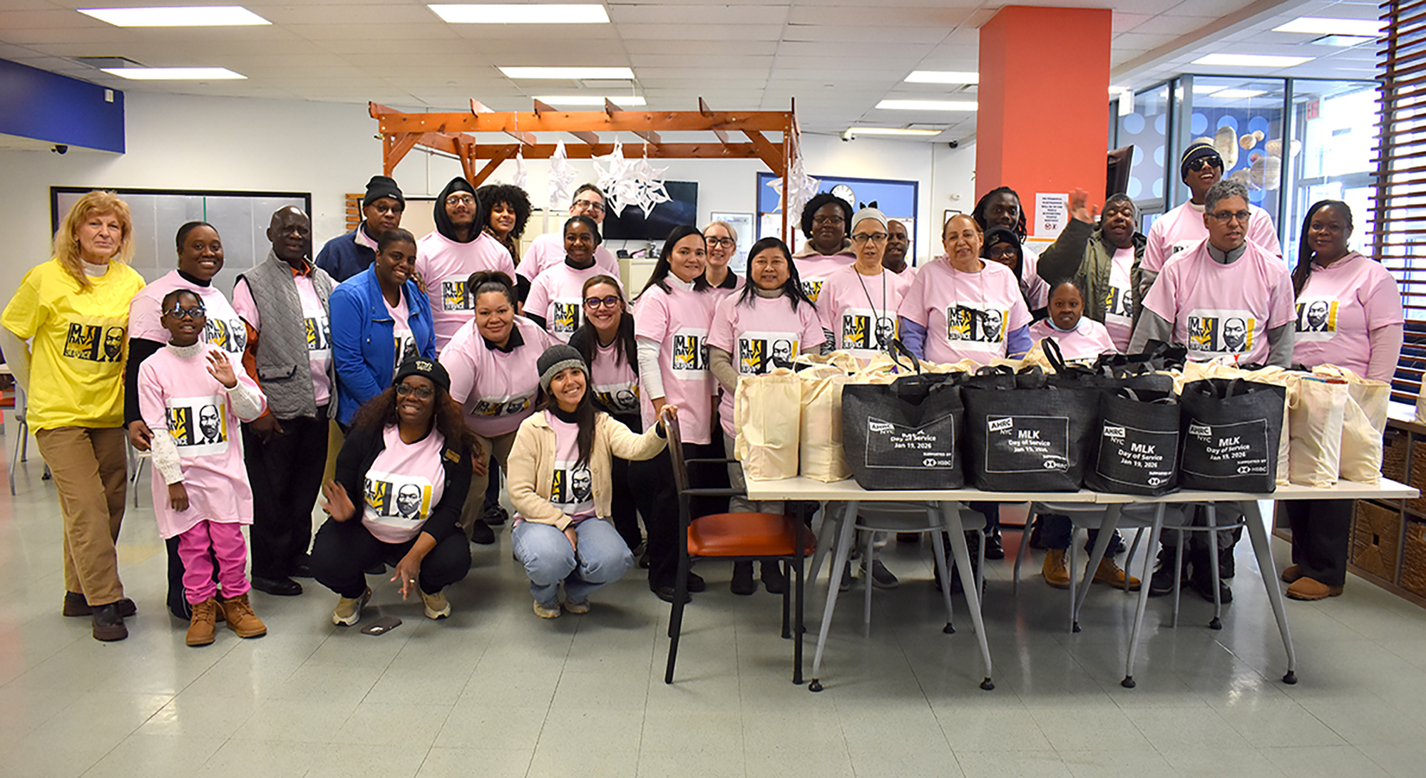 Volunteers Engage with Community on MLK Day of Service | AHRC New York City
